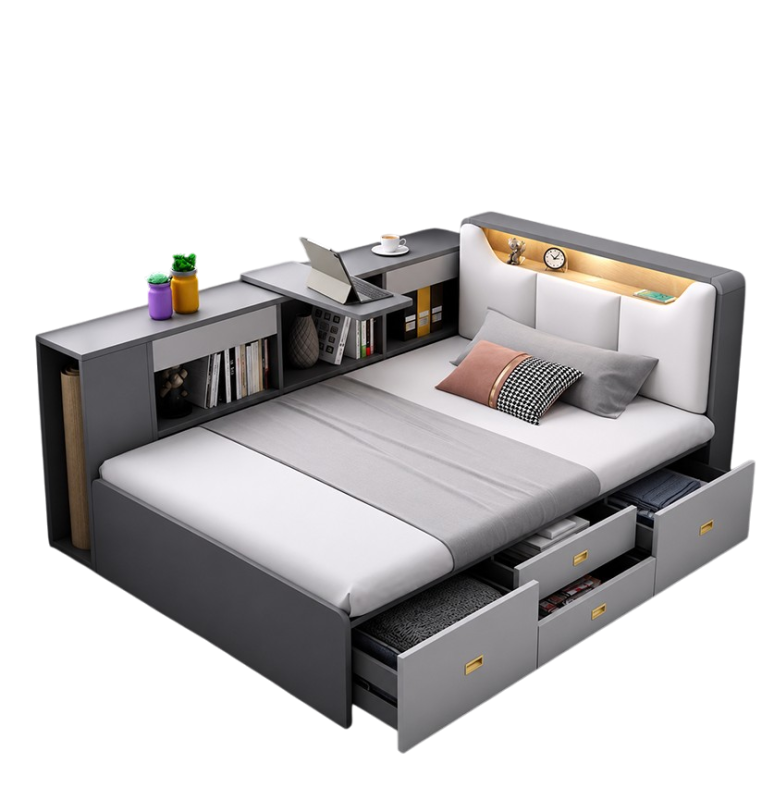 Giường Ngủ Đa Năng Kèm Kệ Sách GH-11055 - GoHome – Xưởng gia công CNC ...